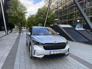 Pelēks Skoda Enyaq 2023 Viļņa, ar dzinēja tilpumu 0.00 L un nobraukumu 67 tūkst. km par 29200 €, foto 36 vietnē AUTOMOTO.COM.LV
