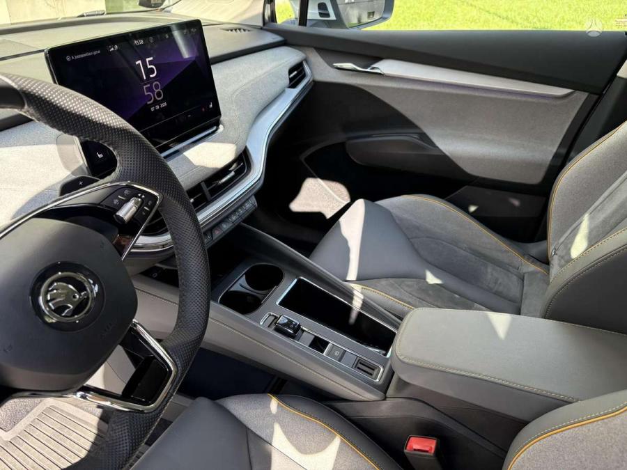 Pelēks Skoda Enyaq 2023 Viļņa, ar dzinēja tilpumu 0.00 L un nobraukumu 67 tūkst. km par 29200 €, foto 41 vietnē AUTOMOTO.COM.LV