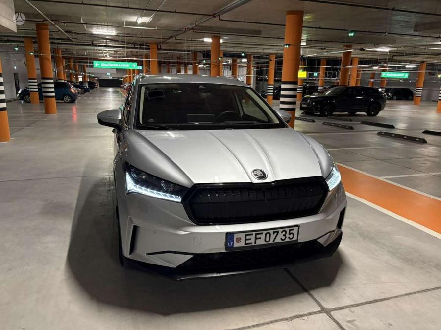 Pelēks Skoda Enyaq 2023 Viļņa, ar dzinēja tilpumu 0.00 L un nobraukumu 67 tūkst. km par 29200 €, foto 54 vietnē AUTOMOTO.COM.LV