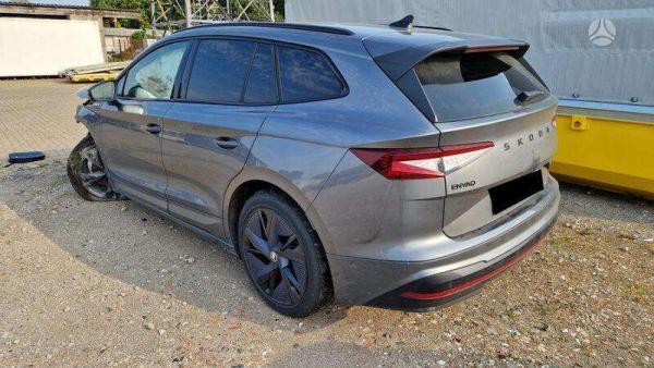 Grey Skoda Enyaq 2024 in Klaipeda, with an engine capacity of 0.00 L and mileage of 44 thousand km for 19500 €, photo 2 on AUTOMOTO.COM.LV