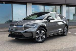 Grey Skoda Enyaq 2024 in Vilnius, with an engine capacity of 0.00 L and mileage of 34 thousand km for 38500 €, photo 8 on AUTOMOTO.COM.LV