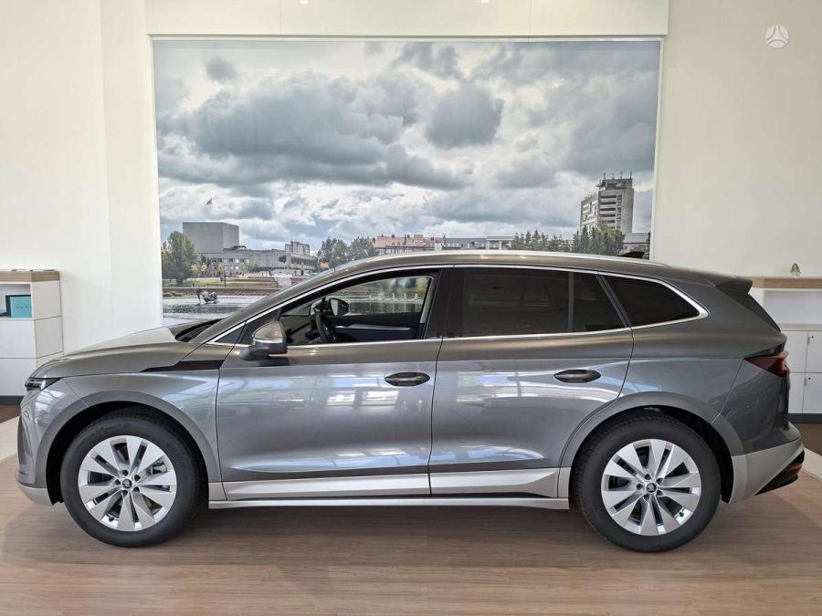 Grey Skoda Enyaq 2026 in Panevezys, with an engine capacity of 0.00 L and mileage of 0 thousand km for 48990 €, photo 3 on AUTOMOTO.COM.LV