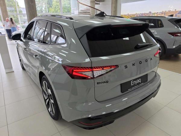 Grey Skoda Enyaq 2026 in Siauliai, with an engine capacity of 0.00 L and mileage of 0 thousand km for 52155 €, photo 7 on AUTOMOTO.COM.LV