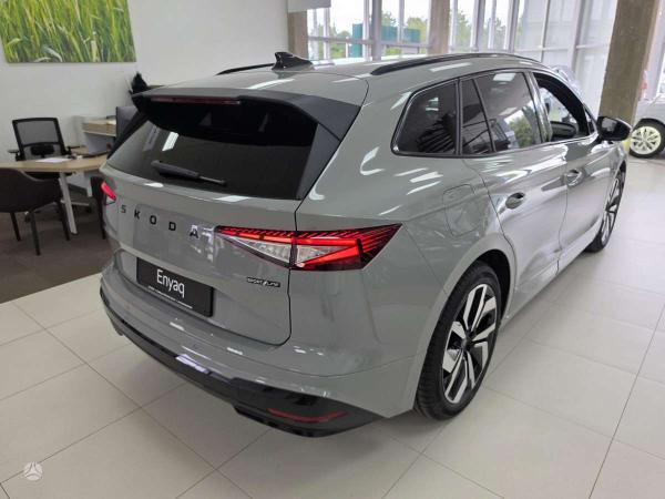 Grey Skoda Enyaq 2026 in Siauliai, with an engine capacity of 0.00 L and mileage of 0 thousand km for 52155 €, photo 8 on AUTOMOTO.COM.LV
