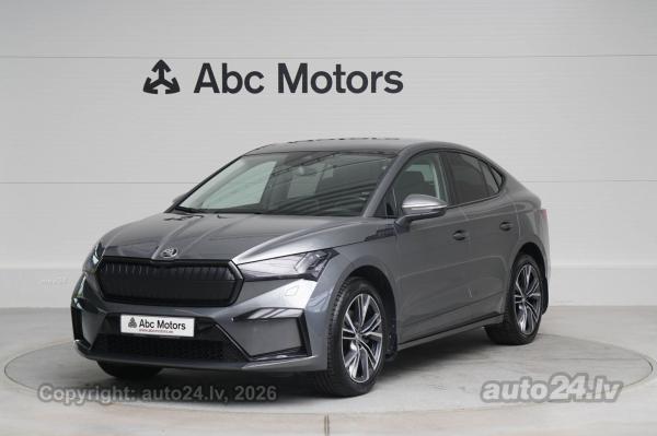 Pelēks Skoda Enyaq 2023 Tallina, ar dzinēja tilpumu 0.00 L un nobraukumu 82 tūkst. km par 29990 €, foto  vietnē AUTOMOTO.COM.LV