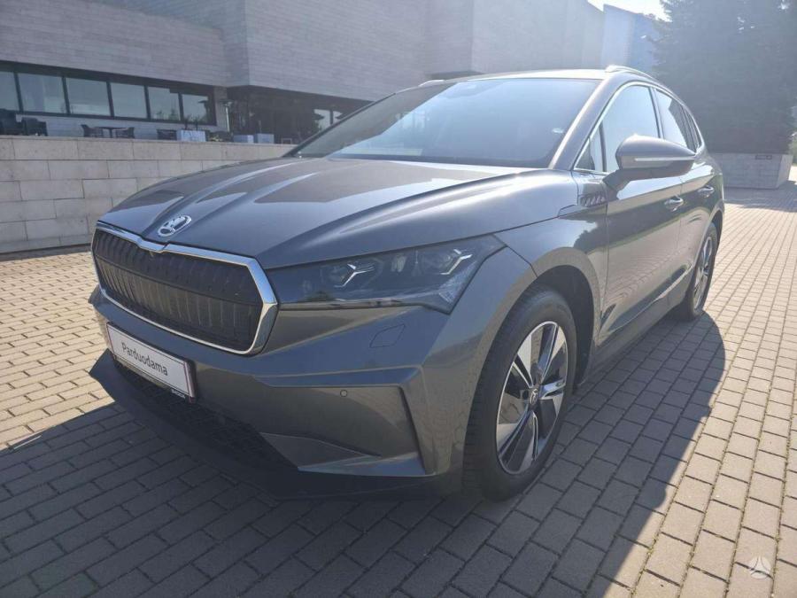 Pelēks Skoda Enyaq 2025 Viļņa, ar dzinēja tilpumu 0.00 L un nobraukumu 20 tūkst. km par 32900 €, foto 3 vietnē AUTOMOTO.COM.LV