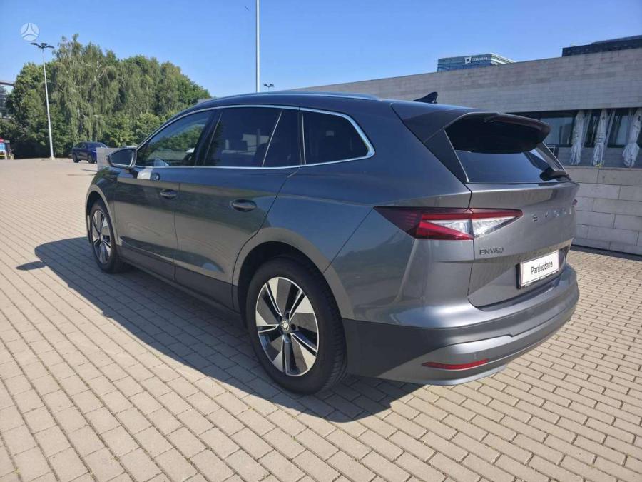 Pelēks Skoda Enyaq 2025 Viļņa, ar dzinēja tilpumu 0.00 L un nobraukumu 20 tūkst. km par 32900 €, foto 11 vietnē AUTOMOTO.COM.LV