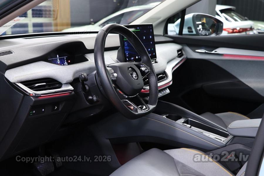 Pelēks Skoda Enyaq 2021 Tallina, ar dzinēja tilpumu 0.00 L un nobraukumu 57 tūkst. km par 26995 €, foto 24 vietnē AUTOMOTO.COM.LV