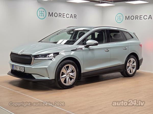 Grey Skoda Enyaq 2024 in Tallinn, with an engine capacity of 0.00 L and mileage of 55 thousand km for 30900 €, photo 1 on AUTOMOTO.COM.LV