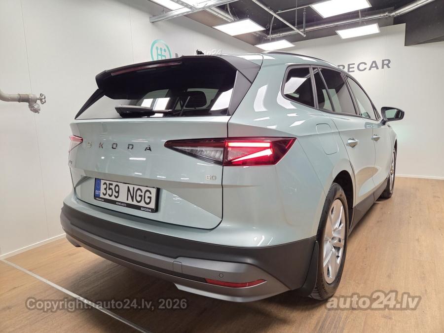 Grey Skoda Enyaq 2024 in Tallinn, with an engine capacity of 0.00 L and mileage of 55 thousand km for 30900 €, photo 7 on AUTOMOTO.COM.LV