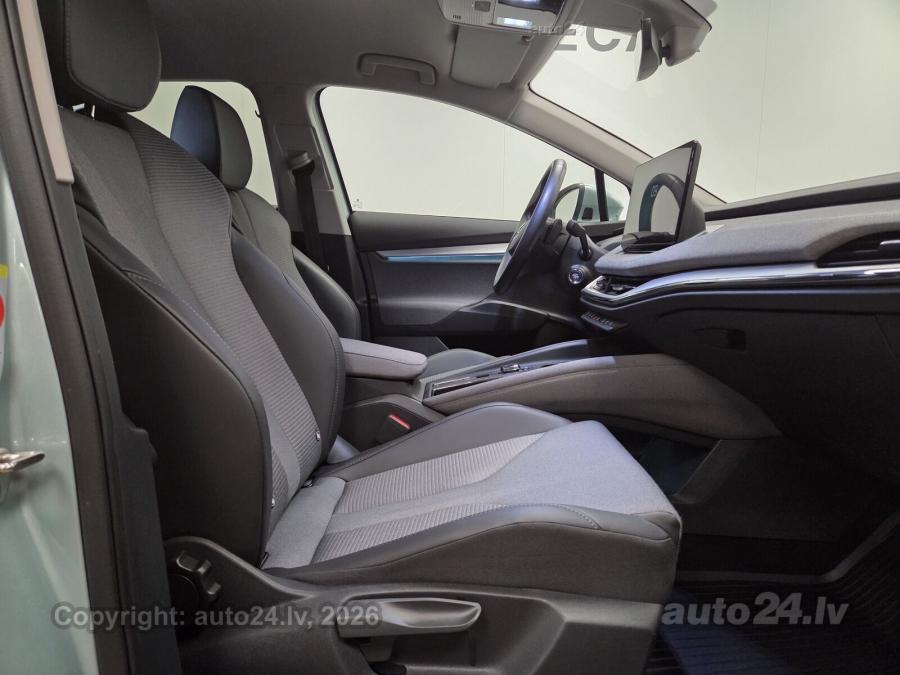 Grey Skoda Enyaq 2024 in Tallinn, with an engine capacity of 0.00 L and mileage of 55 thousand km for 30900 €, photo 19 on AUTOMOTO.COM.LV