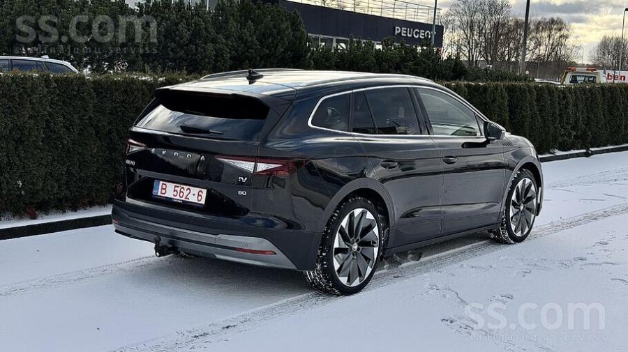 Melns Skoda Enyaq iV 2021 Rīga, ar dzinēja tilpumu 0.00 L un nobraukumu 140 tūkst. km par 22950 €, foto 3 vietnē AUTOMOTO.COM.LV
