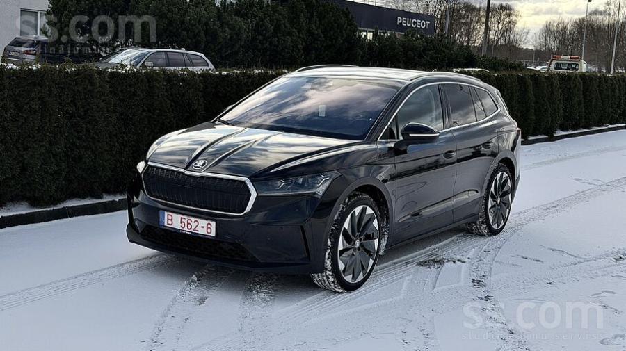 Melns Skoda Enyaq iV 2021 Rīga, ar dzinēja tilpumu 0.00 L un nobraukumu 140 tūkst. km par 22950 €, foto 4 vietnē AUTOMOTO.COM.LV