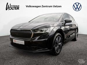 Melns Skoda Enyaq iV 2021 Kauņa, ar dzinēja tilpumu 0.00 L un nobraukumu 52 tūkst. km par 28559 €, foto  vietnē AUTOMOTO.COM.LV
