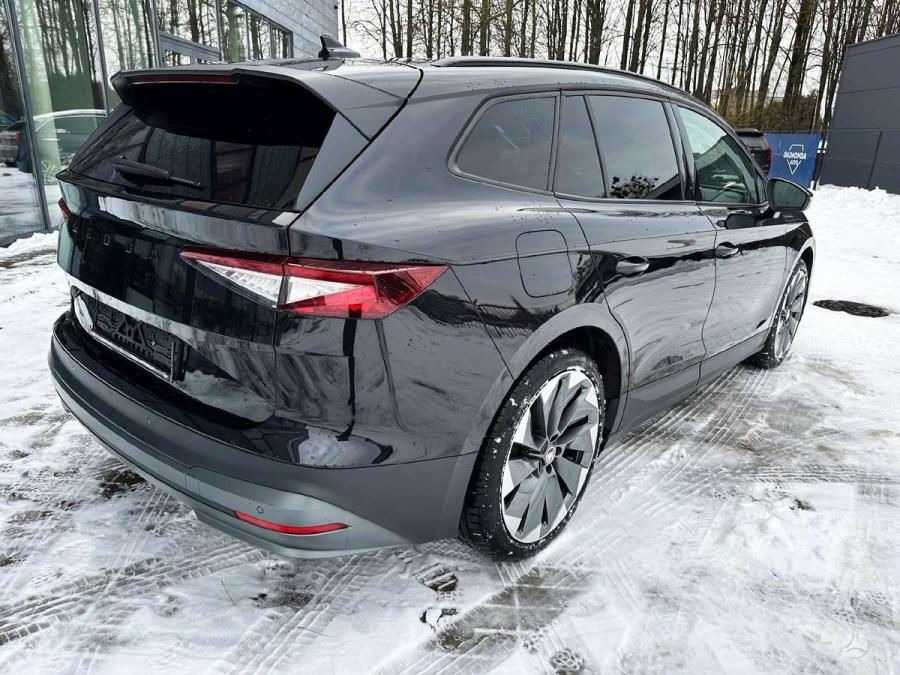 Melns Skoda Enyaq iV 2021 Kauņa, ar dzinēja tilpumu 0.00 L un nobraukumu 183 tūkst. km par 17900 €, foto 4 vietnē AUTOMOTO.COM.LV