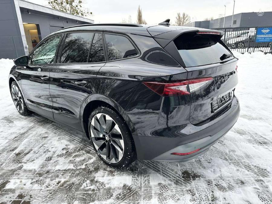 Melns Skoda Enyaq iV 2021 Kauņa, ar dzinēja tilpumu 0.00 L un nobraukumu 183 tūkst. km par 17900 €, foto 5 vietnē AUTOMOTO.COM.LV