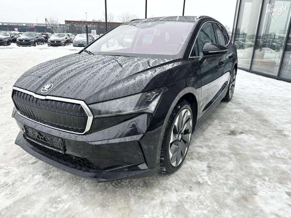 Melns Skoda Enyaq iV 2021 Kauņa, ar dzinēja tilpumu 0.00 L un nobraukumu 172 tūkst. km par 19900 €, foto 1 vietnē AUTOMOTO.COM.LV