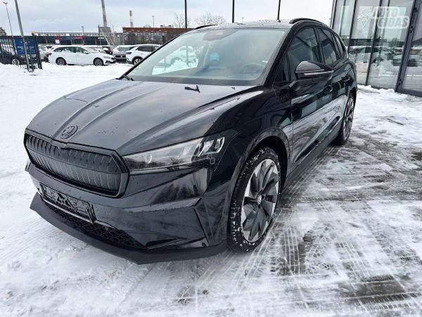 Black Skoda Enyaq iV 2021 in Kaunas, with an engine capacity of 0.00 L and mileage of 183 thousand km for 17500 €, photo 1 on AUTOMOTO.COM.LV