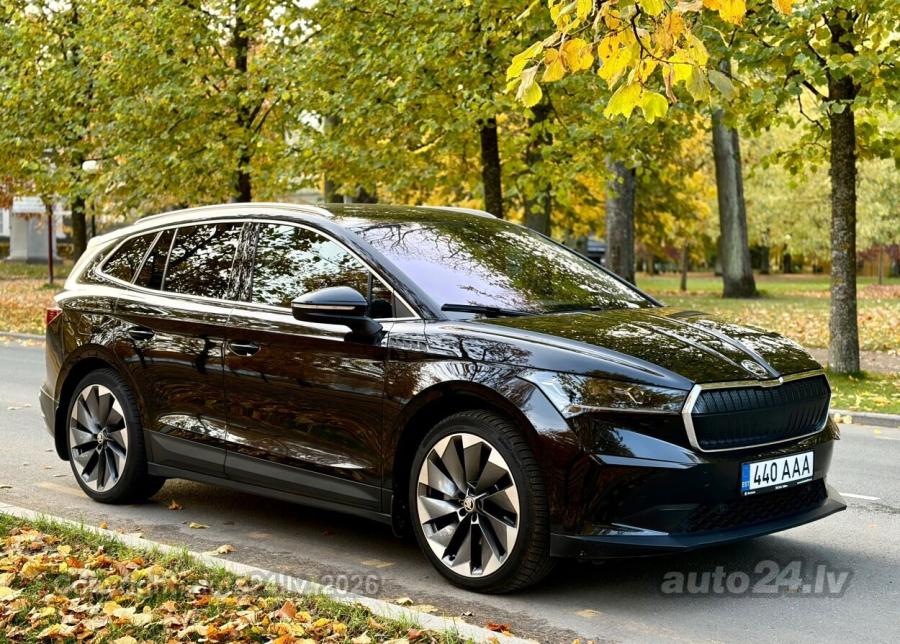 Melns Skoda Enyaq iV 2021 Tallina, ar dzinēja tilpumu 0.00 L un nobraukumu 24 tūkst. km par 37000 €, foto 7 vietnē AUTOMOTO.COM.LV