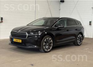 Black Skoda Enyaq iV 2021 in Riga, with an engine capacity of 0.00 L and mileage of 118 thousand km for 27990 €, photo  on AUTOMOTO.COM.LV