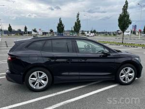 Melns Skoda Enyaq iV 2021 Rīga, ar dzinēja tilpumu 0.00 L un nobraukumu 65 tūkst. km par 23500 €, foto 14 vietnē AUTOMOTO.COM.LV