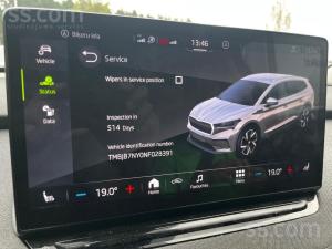 Melns Skoda Enyaq iV 2021 Rīga, ar dzinēja tilpumu 0.00 L un nobraukumu 65 tūkst. km par 23500 €, foto 17 vietnē AUTOMOTO.COM.LV