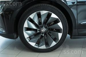 Black Skoda Enyaq iV 2021 in Riga, with an engine capacity of 0.00 L and mileage of 187 thousand km for 21900 €, photo 11 on AUTOMOTO.COM.LV