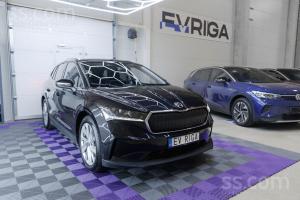 Черный Шкода Enyaq iV 2021 в Рига, объемом двигателя 0.00 л и пробегом 93 тыс. км за 20900 €, фото  на AUTOMOTO.COM.LV