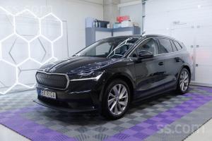 Черный Шкода Enyaq iV 2021 в Рига, объемом двигателя 0.00 л и пробегом 93 тыс. км за 20900 €, фото 4 на AUTOMOTO.COM.LV