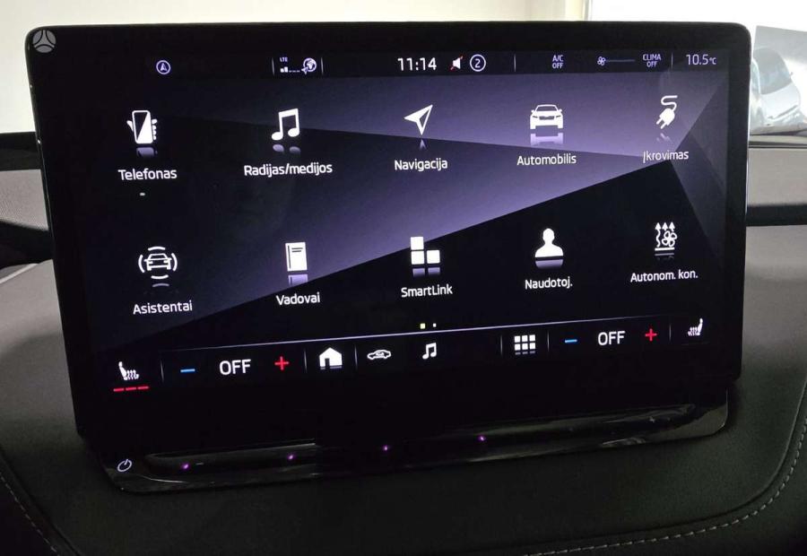 Черный Шкода Enyaq iV 2022 в Шяуляй, объемом двигателя 0.00 л и пробегом 60 тыс. км за 29900 €, фото 28 на AUTOMOTO.COM.LV