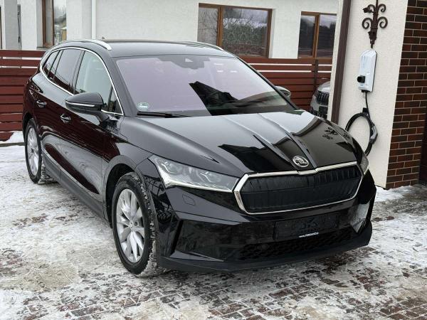 Melns Skoda Enyaq iV 2022 Šauļi, ar dzinēja tilpumu 0.00 L un nobraukumu 116 tūkst. km par 23900 €, foto 3 vietnē AUTOMOTO.COM.LV