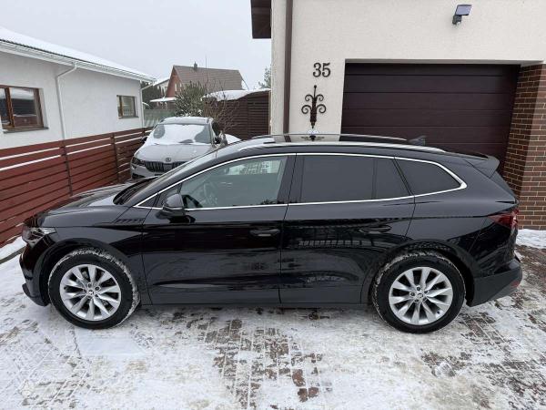 Melns Skoda Enyaq iV 2022 Šauļi, ar dzinēja tilpumu 0.00 L un nobraukumu 116 tūkst. km par 23900 €, foto 8 vietnē AUTOMOTO.COM.LV