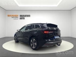Melns Skoda Enyaq iV 2022 Rīga, ar dzinēja tilpumu 0.00 L un nobraukumu 106 tūkst. km par 24490 €, foto 5 vietnē AUTOMOTO.COM.LV