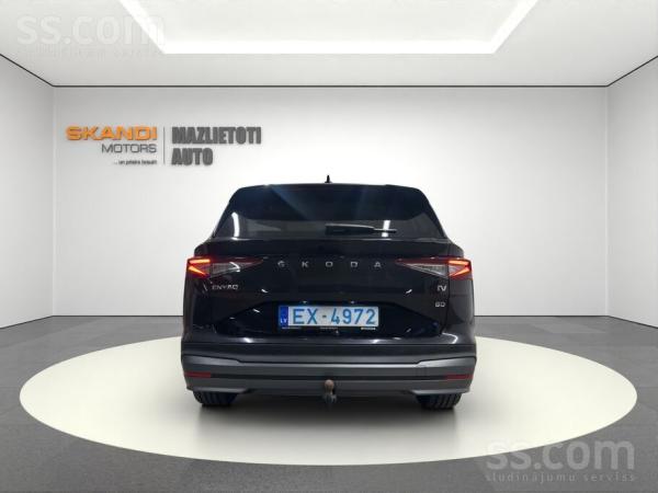 Черный Шкода Enyaq iV 2022 в Рига, объемом двигателя 0.00 л и пробегом 106 тыс. км за 24490 €, фото 5 на AUTOMOTO.COM.LV