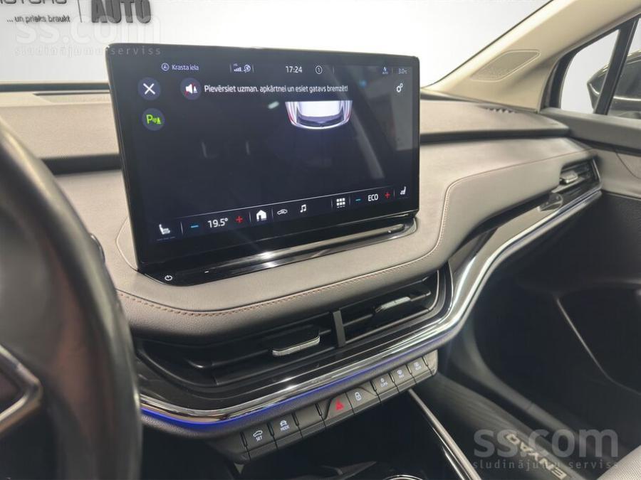 Melns Skoda Enyaq iV 2022 Rīga, ar dzinēja tilpumu 0.00 L un nobraukumu 106 tūkst. km par 24490 €, foto 16 vietnē AUTOMOTO.COM.LV
