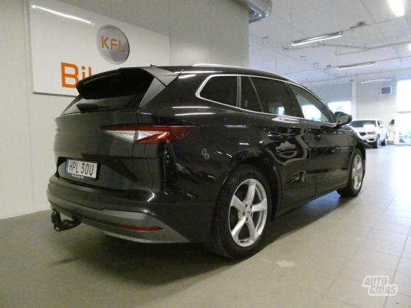 Black Skoda Enyaq iV 2023 in Kaunas, with an engine capacity of 0.00 L and mileage of 75 thousand km for 36186 €, photo 6 on AUTOMOTO.COM.LV