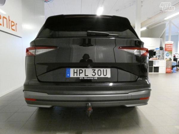 Black Skoda Enyaq iV 2023 in Kaunas, with an engine capacity of 0.00 L and mileage of 75 thousand km for 36186 €, photo 7 on AUTOMOTO.COM.LV