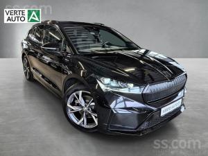 Black Skoda Enyaq iV 2023 in Riga, with an engine capacity of 0.00 L and mileage of 161 thousand km for 27590 €, photo 4 on AUTOMOTO.COM.LV