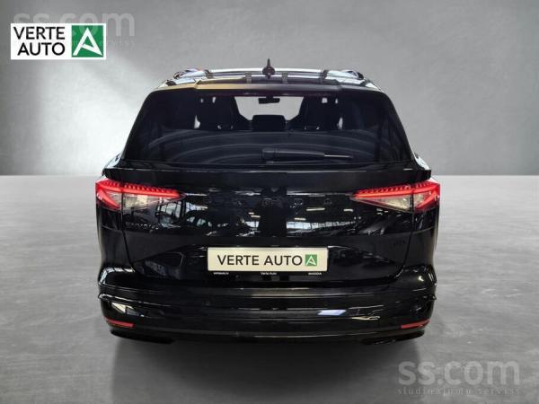 Black Skoda Enyaq iV 2023 in Riga, with an engine capacity of 0.00 L and mileage of 161 thousand km for 27590 €, photo 6 on AUTOMOTO.COM.LV