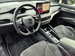Black Skoda Enyaq iV 2023 in Riga, with an engine capacity of 0.00 L and mileage of 161 thousand km for 27590 €, photo 8 on AUTOMOTO.COM.LV