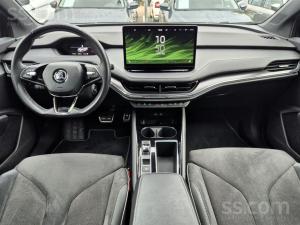Black Skoda Enyaq iV 2023 in Riga, with an engine capacity of 0.00 L and mileage of 161 thousand km for 27590 €, photo 9 on AUTOMOTO.COM.LV