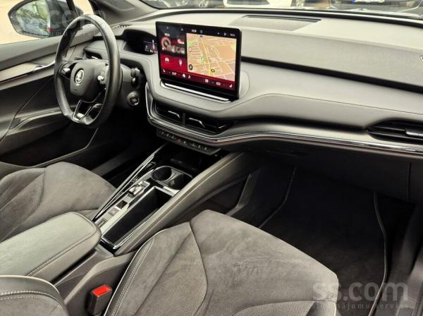 Black Skoda Enyaq iV 2023 in Riga, with an engine capacity of 0.00 L and mileage of 161 thousand km for 27590 €, photo 10 on AUTOMOTO.COM.LV