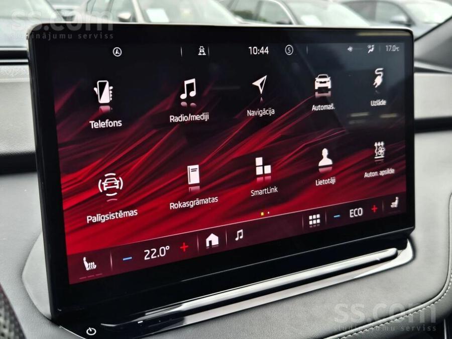 Black Skoda Enyaq iV 2023 in Riga, with an engine capacity of 0.00 L and mileage of 161 thousand km for 27590 €, photo 19 on AUTOMOTO.COM.LV