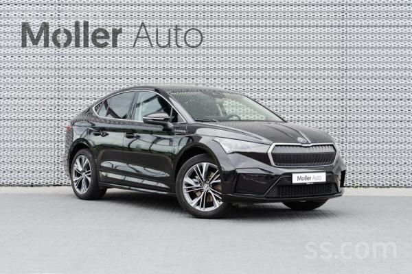 Melns Skoda Enyaq iV 2024 Rīga, ar dzinēja tilpumu 0.00 L un nobraukumu 35 tūkst. km par 37700 €, foto 2 vietnē AUTOMOTO.COM.LV