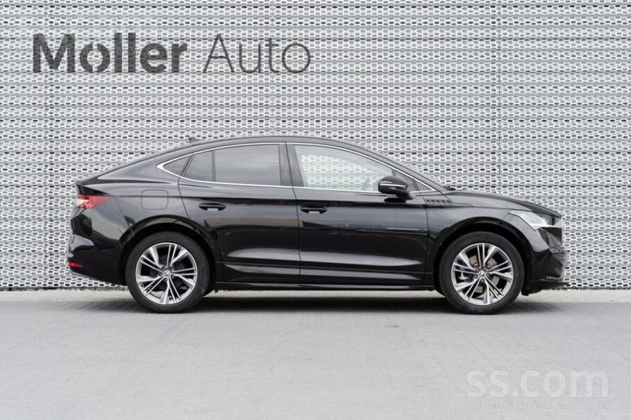 Black Skoda Enyaq iV 2024 in Riga, with an engine capacity of 0.00 L and mileage of 35 thousand km for 37700 €, photo 6 on AUTOMOTO.COM.LV
