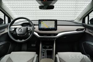 Black Skoda Enyaq iV 2024 in Riga, with an engine capacity of 0.00 L and mileage of 35 thousand km for 37700 €, photo 7 on AUTOMOTO.COM.LV