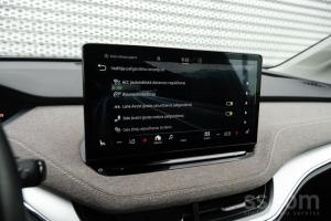 Black Skoda Enyaq iV 2024 in Riga, with an engine capacity of 0.00 L and mileage of 35 thousand km for 37700 €, photo 20 on AUTOMOTO.COM.LV