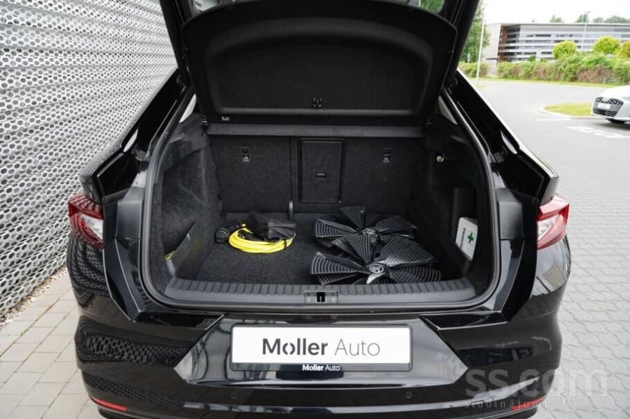 Black Skoda Enyaq iV 2024 in Riga, with an engine capacity of 0.00 L and mileage of 35 thousand km for 37700 €, photo 33 on AUTOMOTO.COM.LV