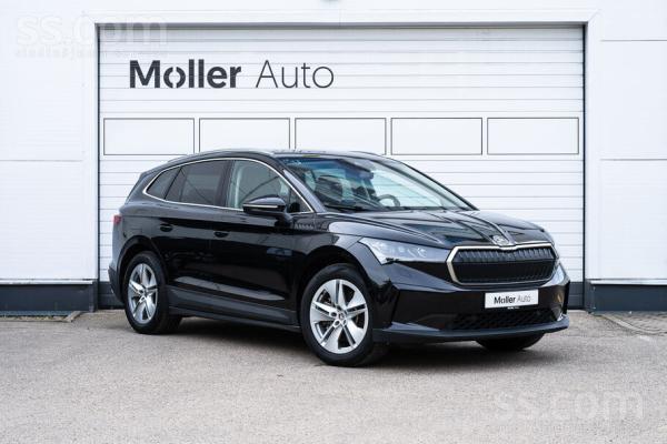 Melns Skoda Enyaq iV 2023 Rīga, ar dzinēja tilpumu 0.00 L un nobraukumu 67 tūkst. km par 33950 €, foto 2 vietnē AUTOMOTO.COM.LV