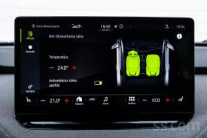 Black Skoda Enyaq iV 2023 in Riga, with an engine capacity of 0.00 L and mileage of 67 thousand km for 33950 €, photo 15 on AUTOMOTO.COM.LV
